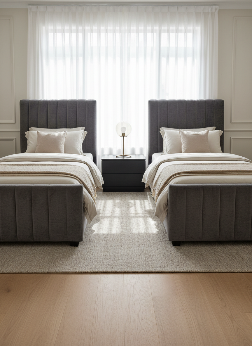 The Linear Junior Sleigh - Luxury Velvet Bed | Londi Prestige – Londi ...